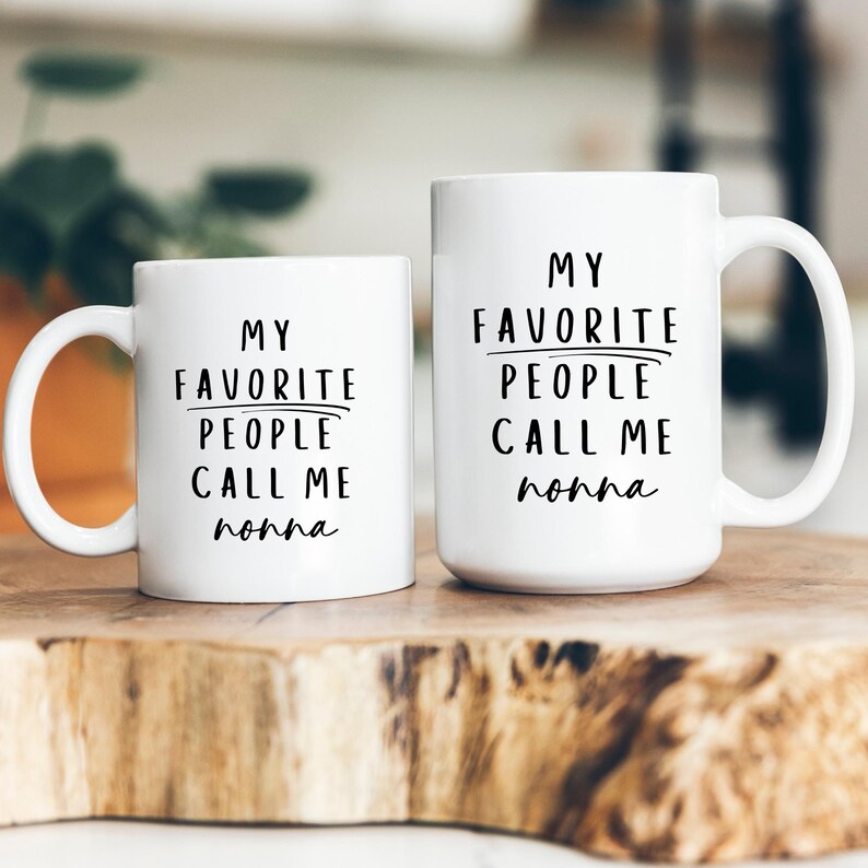 Nonna Coffee Mug, Italian Grandma Mother's Day Gift, Grandmother ...