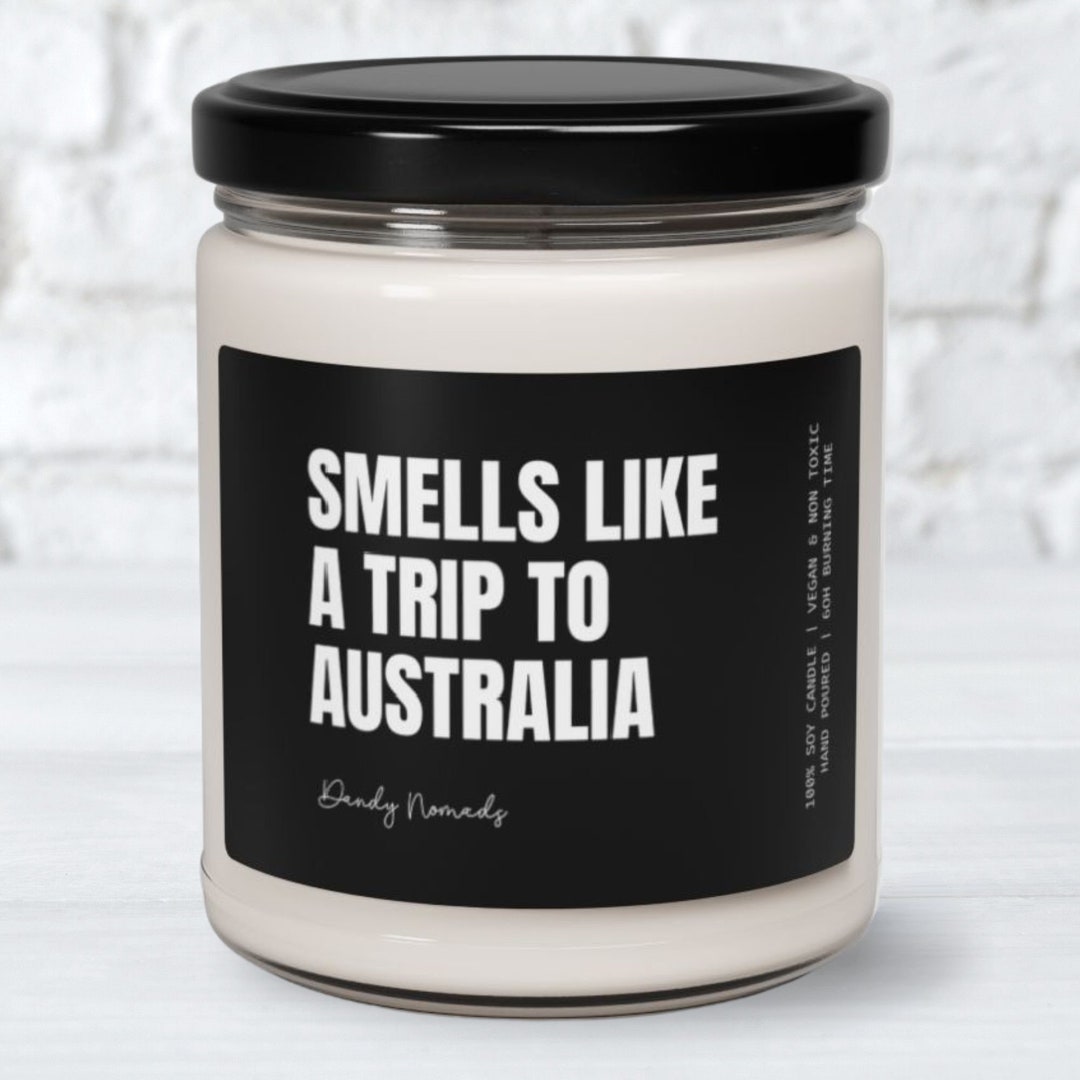 Australia Candle, Australia Home Decor, Australia Vacation Souvenir ...