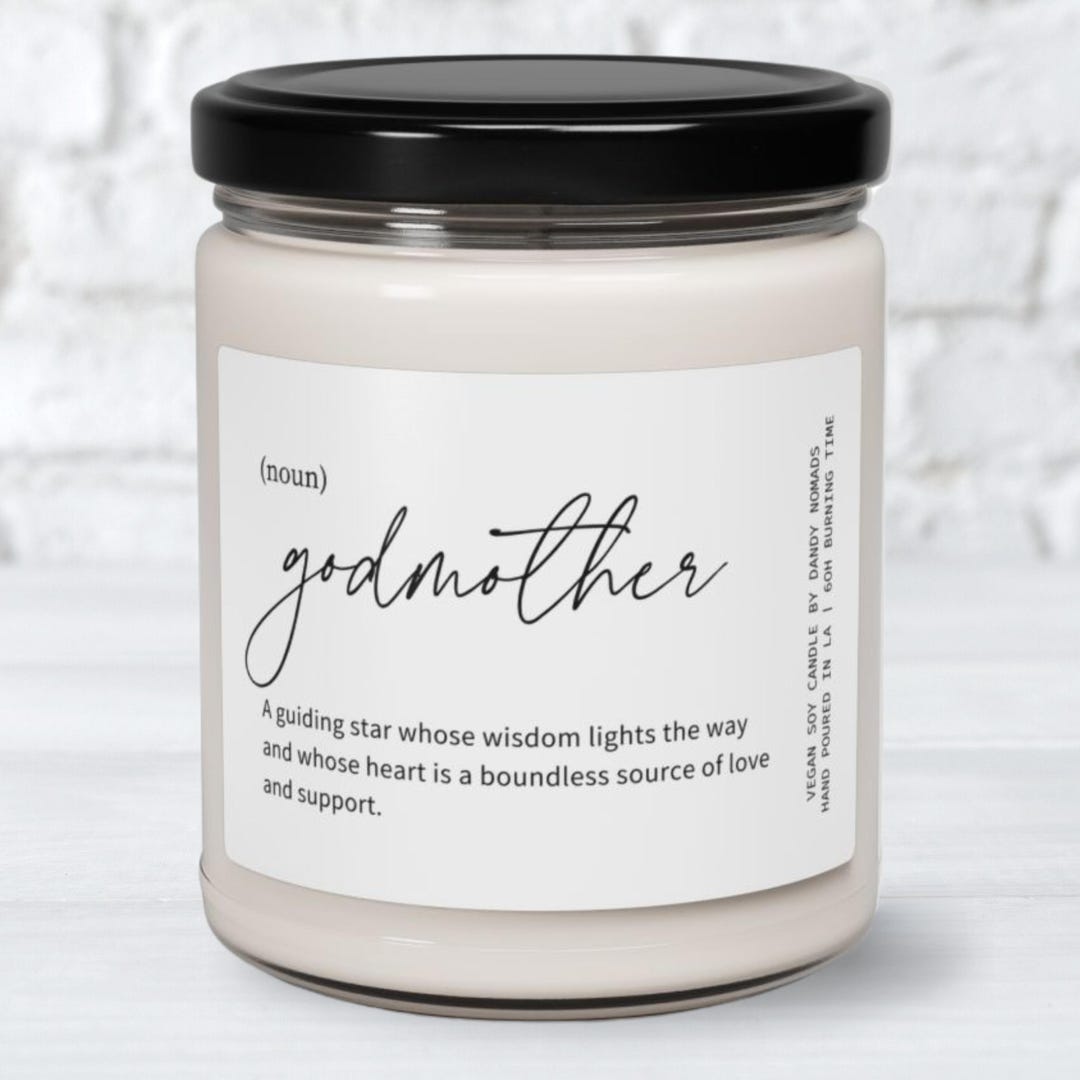 Godmother Candle, Becoming A Godmother Candle, God Mother Gift Idea ...