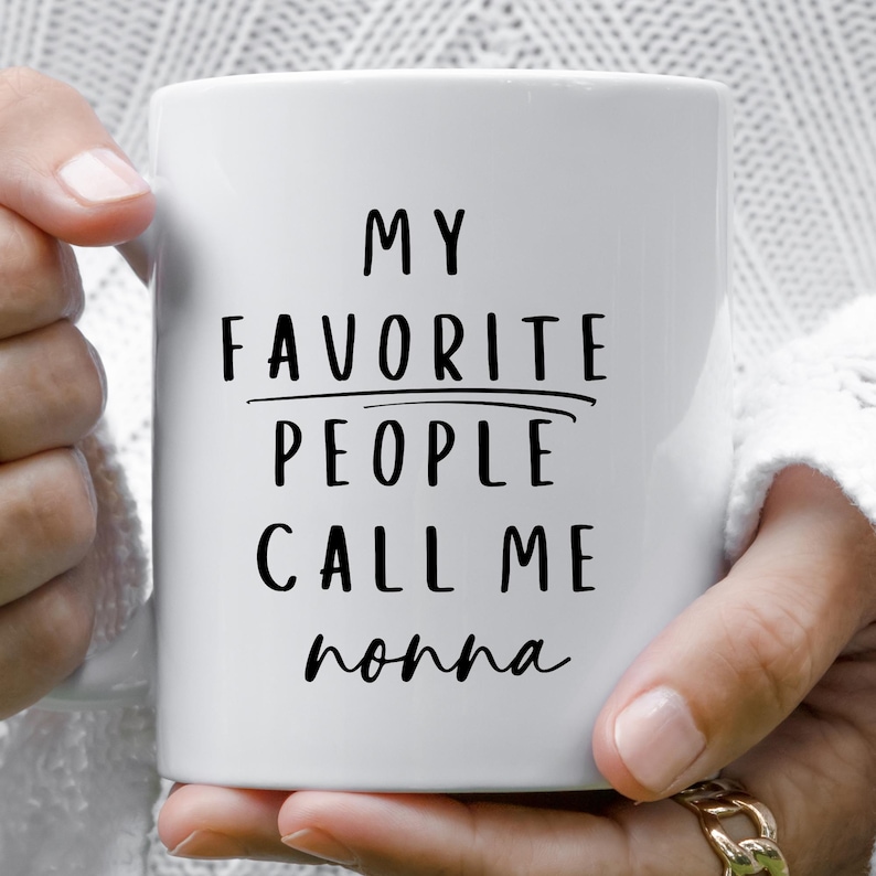 Nonna Coffee Mug, Italian Grandma Mother's Day Gift, Grandmother ...