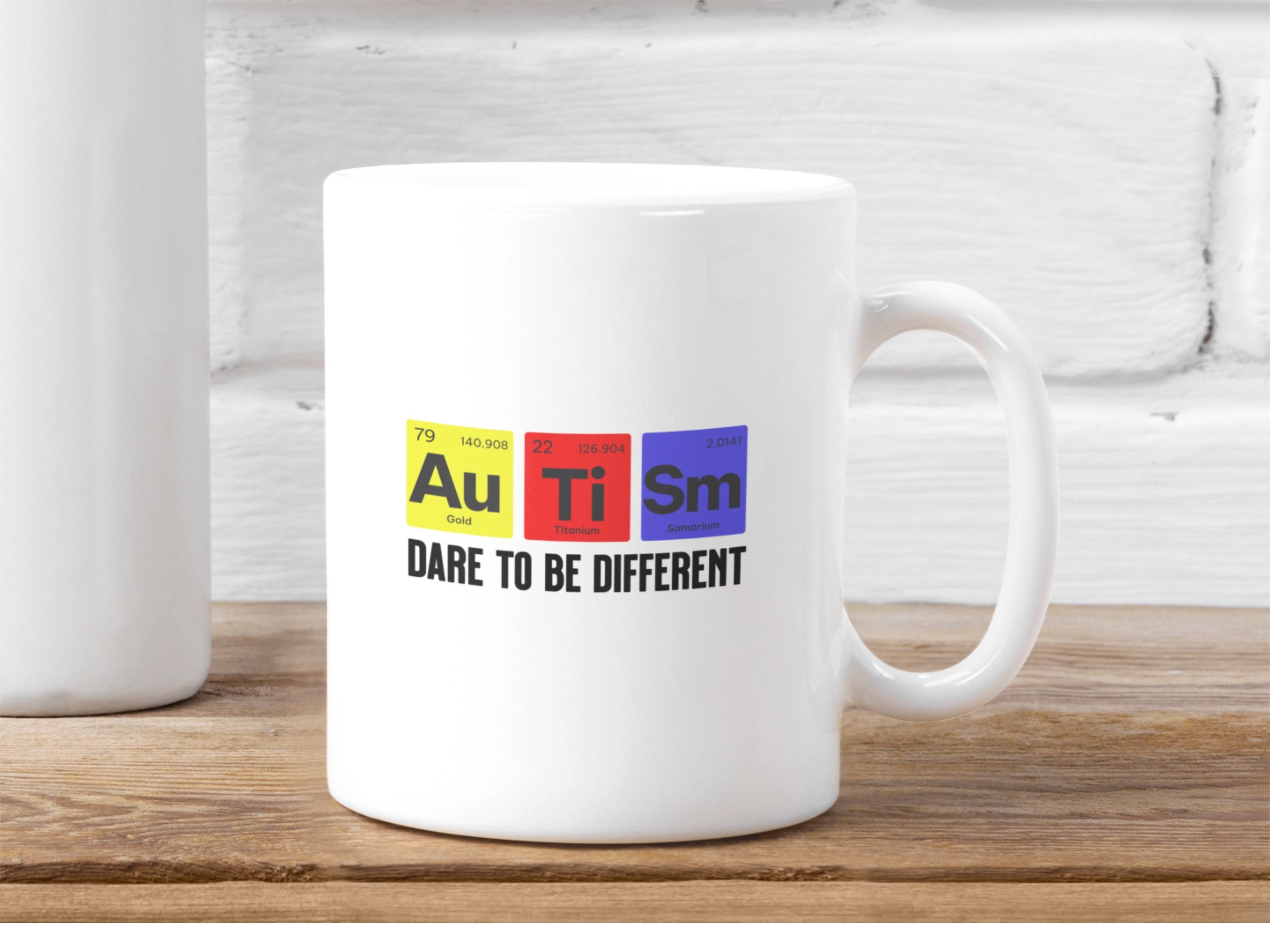 Autism Coffee Mug, Dare to Be Different, Neurodiversity Mug, Autism ...