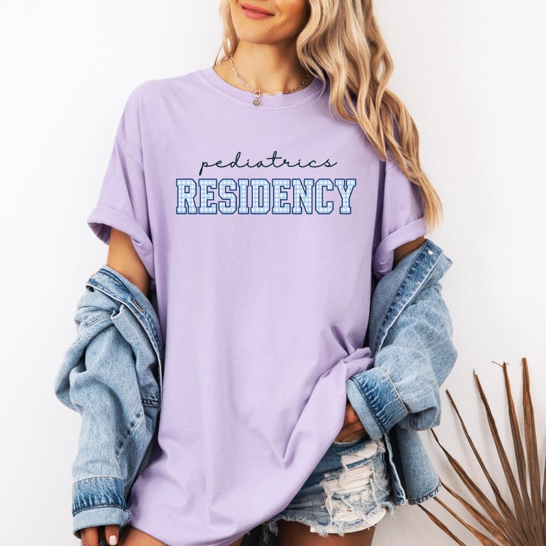 Pediatrics Residency Shirt Comfort Colors Tee, Pediatric Resident Gift ...