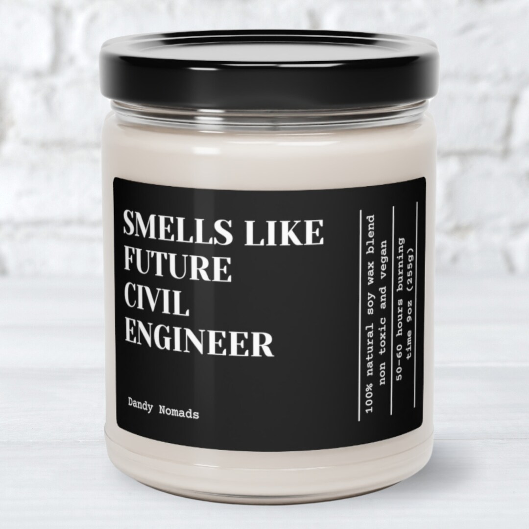 Future Civil Engineer Gift, Smells Like Future Civil Engineer Scented ...