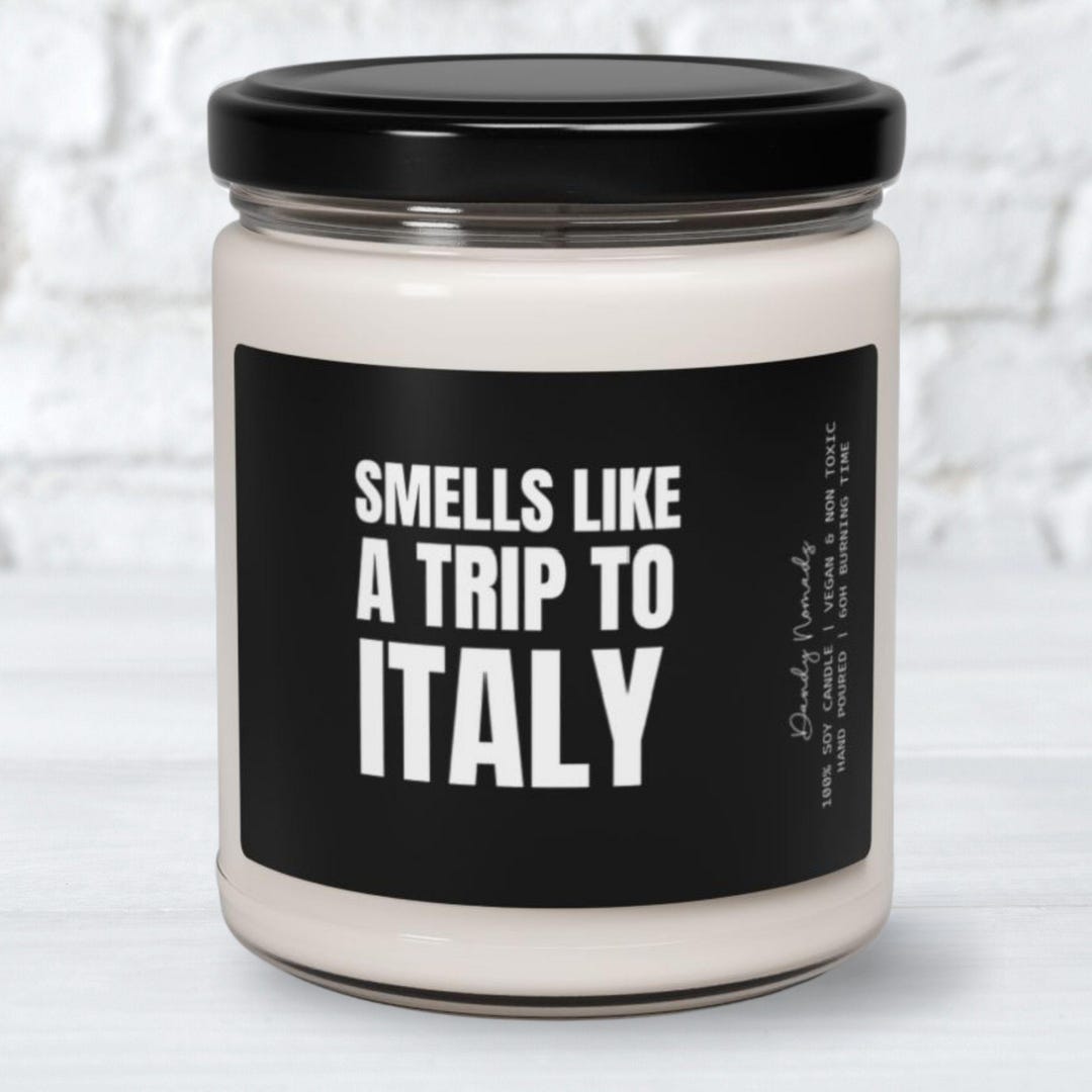 Italy Gift, Scented Candle Italy Home Decoration, Italian Vacation ...