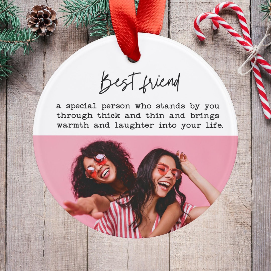 Best Friend Gift, Custom Friends Ornament, Gift for Bestie, Stocking ...