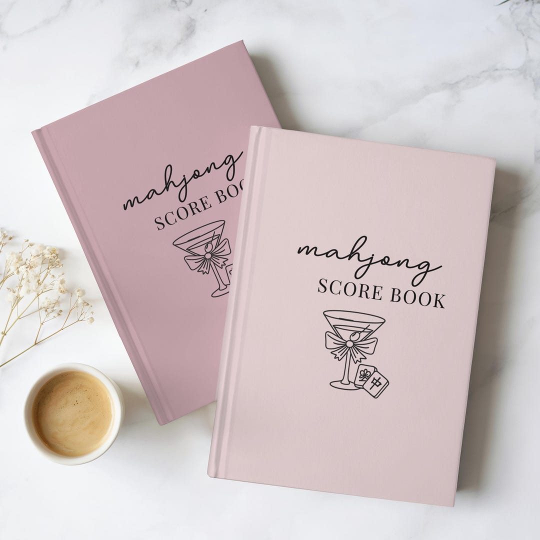 Personalized Mahjong Score Book, Game Night Score Notebook, Mah Jongg ...