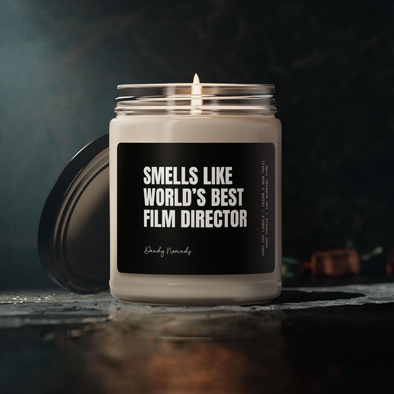 Film Director Candle, Gift for Filmmaker, Film School Graduation Gift ...