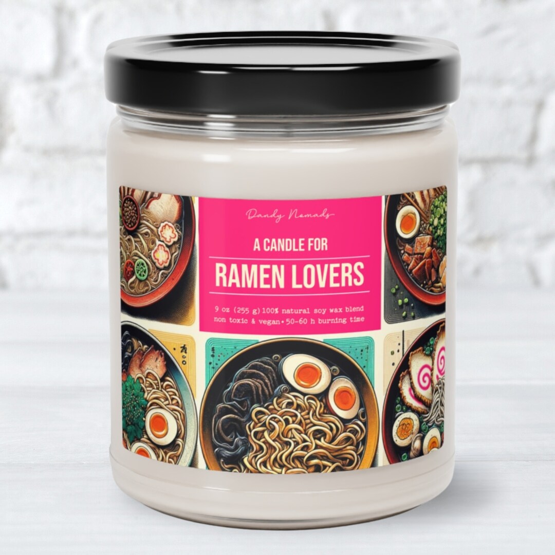 Ramen Lovers Candle Birthday Gift for a Ramen Noodles Enthusiast ...