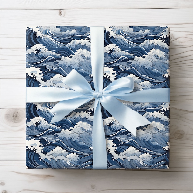 Asian Theme Wrapping Paper - Etsy