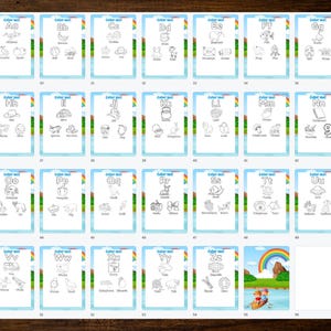 Shapes Line Numbers Letters Tracing Coloring Activity Book Printable ...