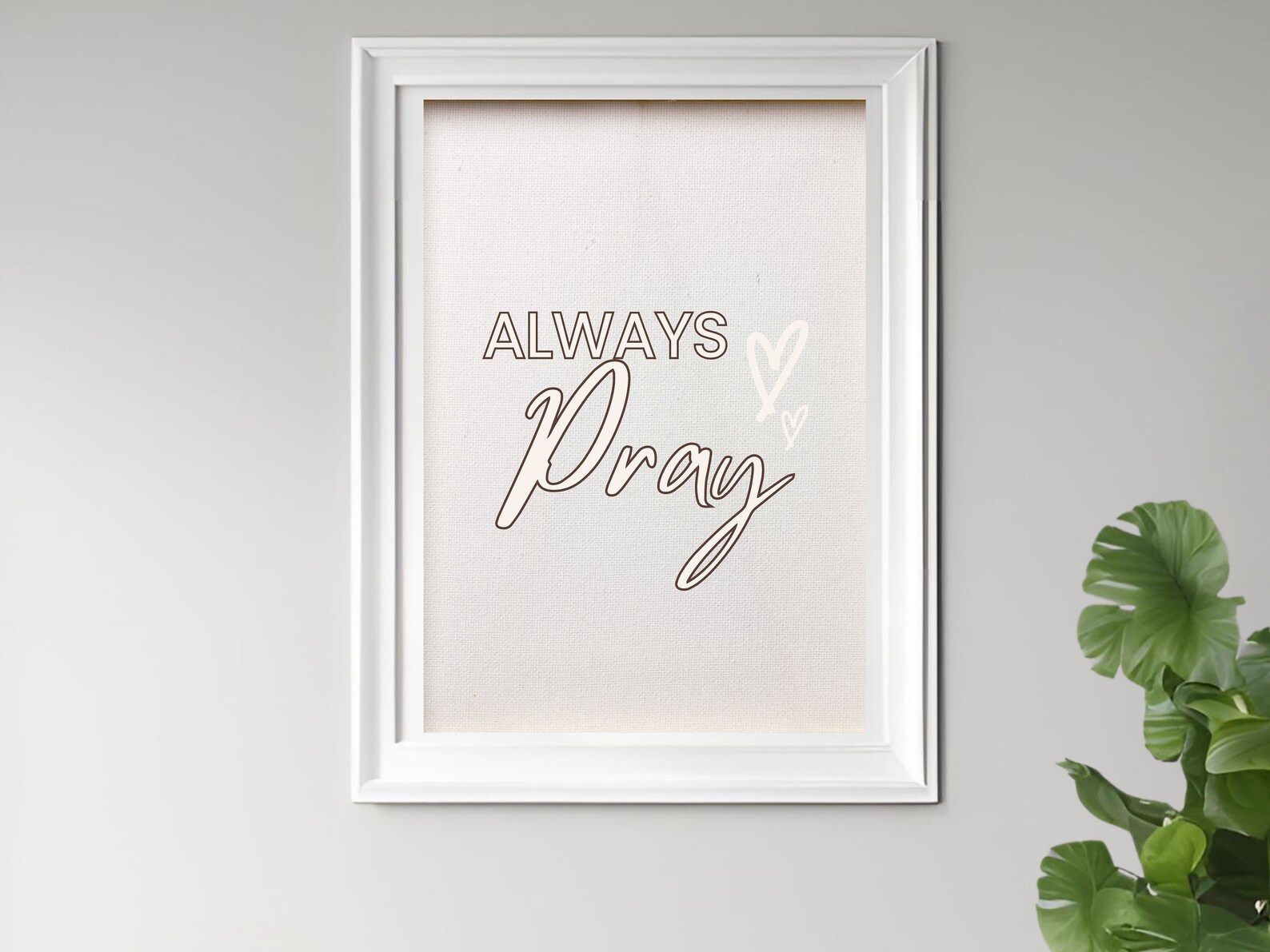 Always Pray Bible Verse Wall Art, Prayer, Bible Verse Printable ...