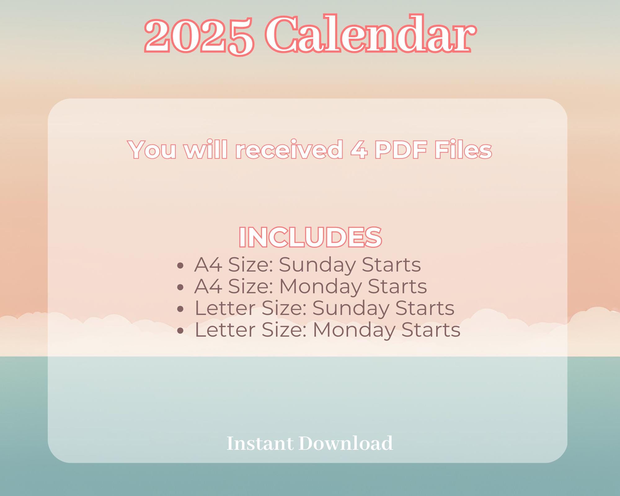 2025 Bible Verse Calendar Template, Colorful Planner, Desk Calendar ...