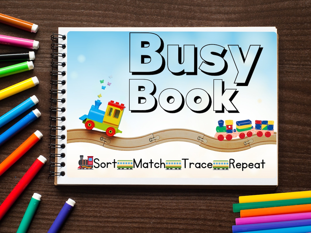 Printable Busy Book, Pre Kinder Curriculum, Preschool Workbook, Toddler ...