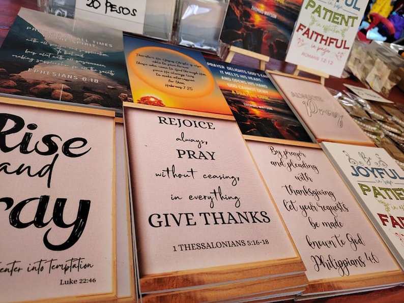 Always Pray Bible Verse Wall Art, Prayer, Bible Verse Printable ...