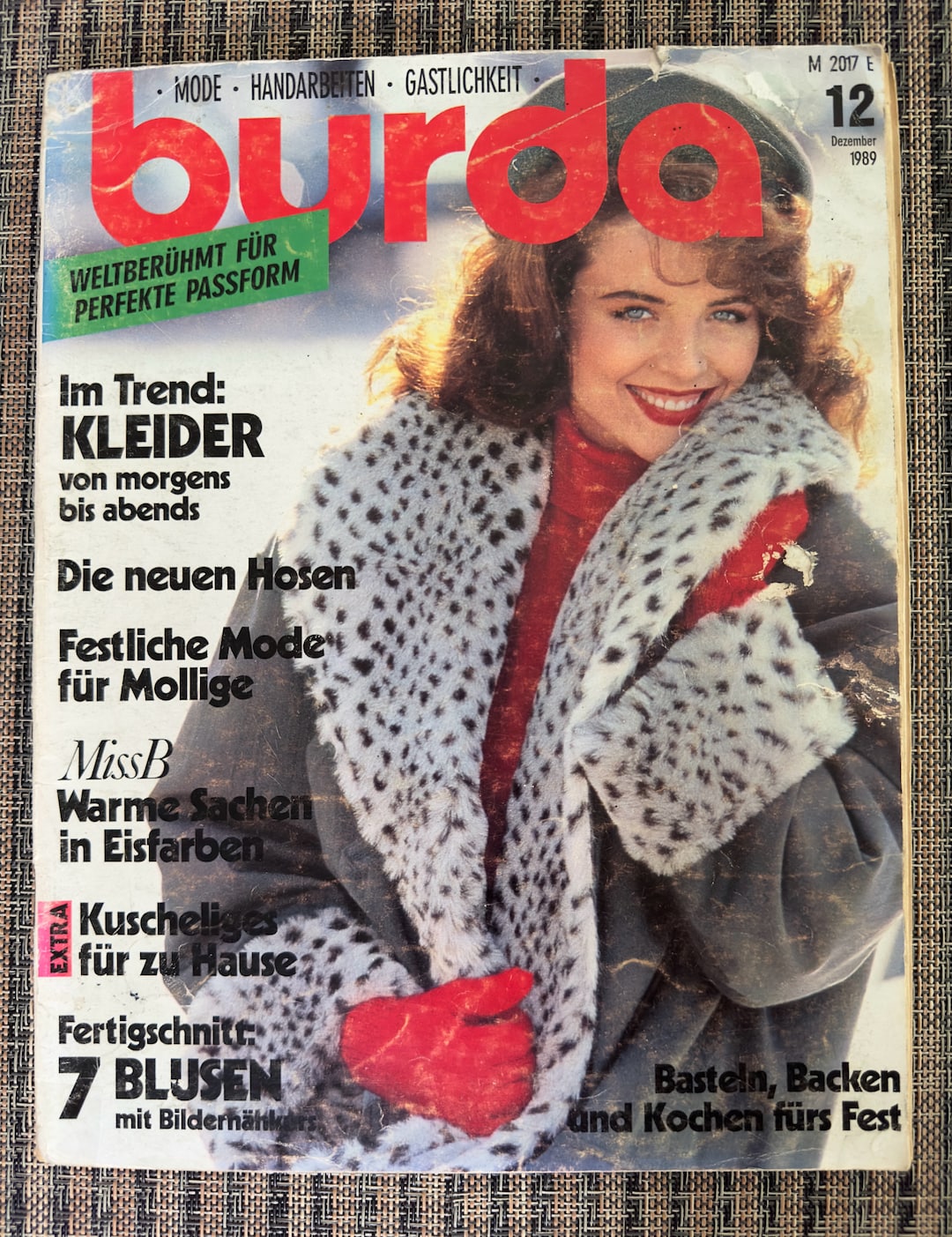 Burda Moden 1989 12 - Etsy