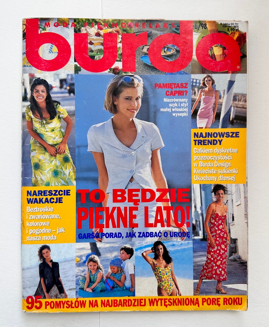 Burda Moden 1998 6 - Etsy