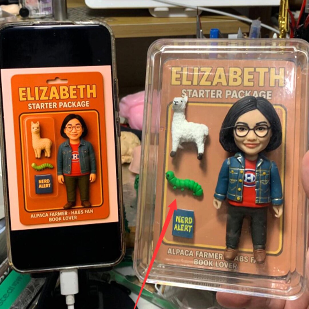 Personalized Figurine Gift: Custom 3D Character Doll, Desktop Ornament ...