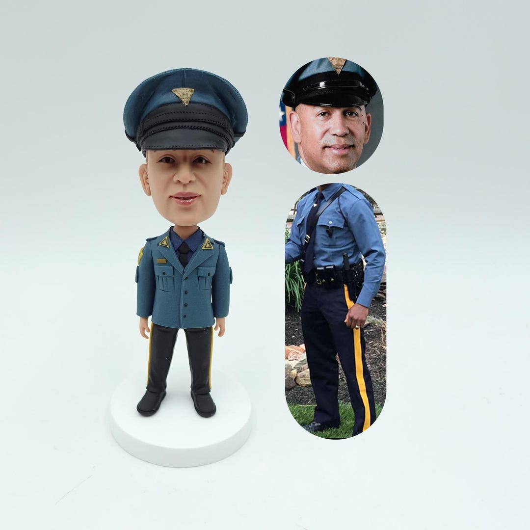Custom Officer Bobble Head Doll,personalized Custom Police Officer ...