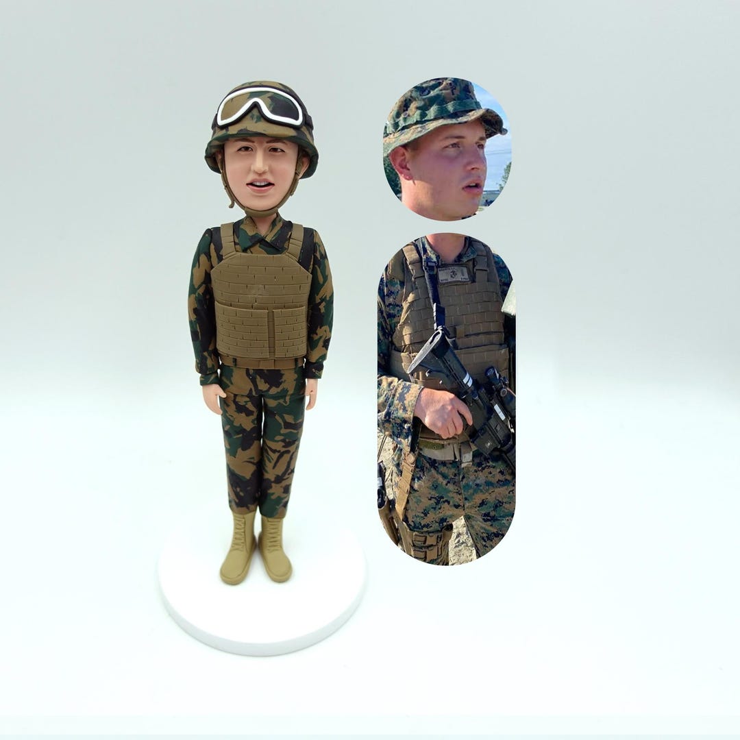 Custom Military Bobbleheads, Personalized Police Bobbleheads, Custom ...