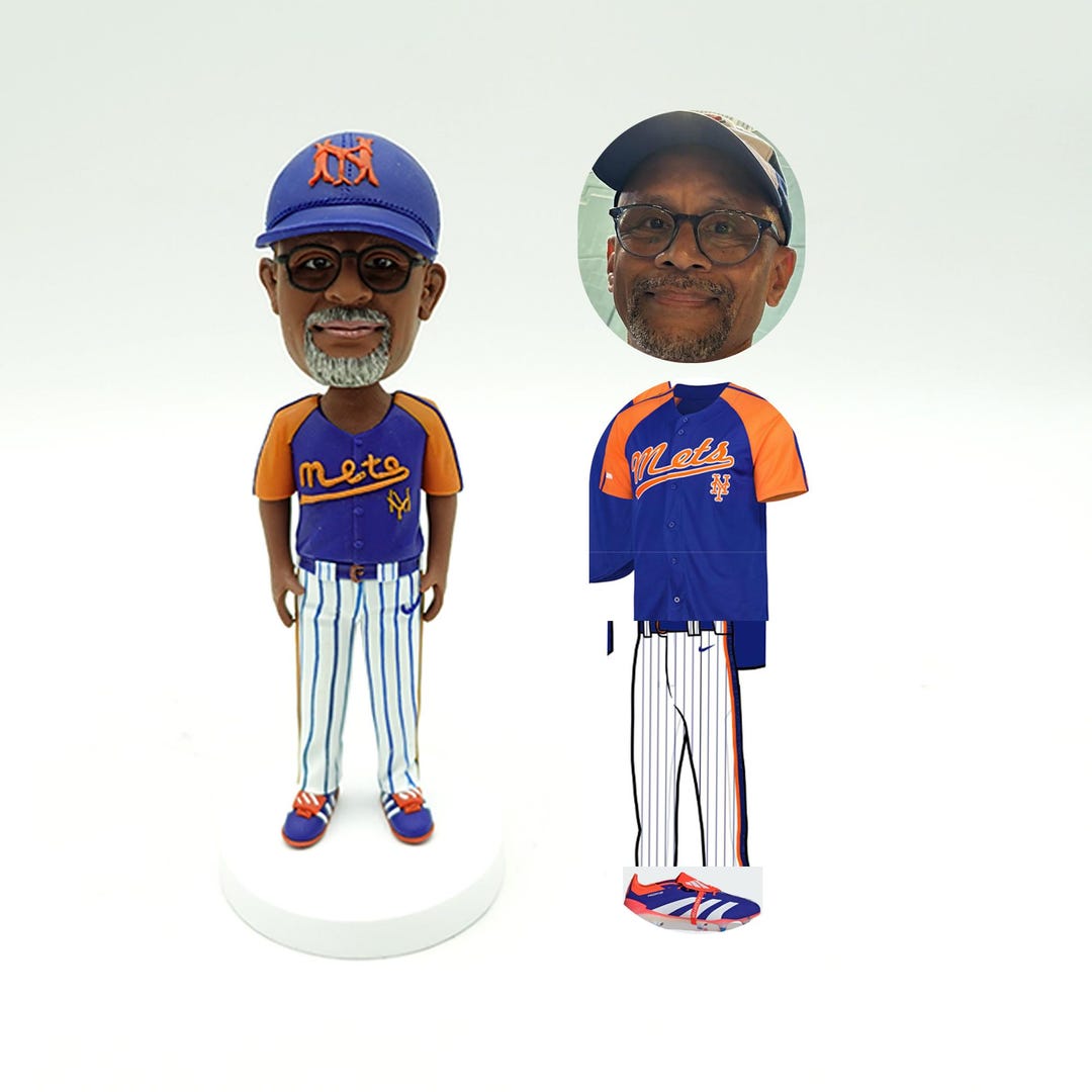 Custom Baseball Bobblehead, Personalized Coach Figurine, Father's Day ...
