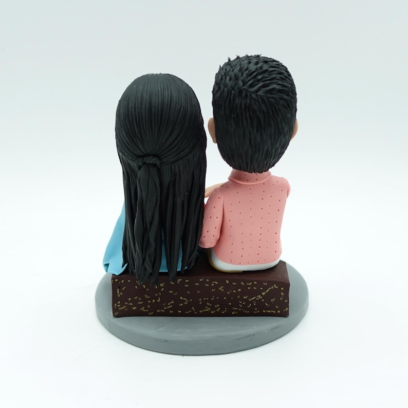 Custom Indian Couple Bobblehead: Romantic Wedding Cake Topper - Etsy