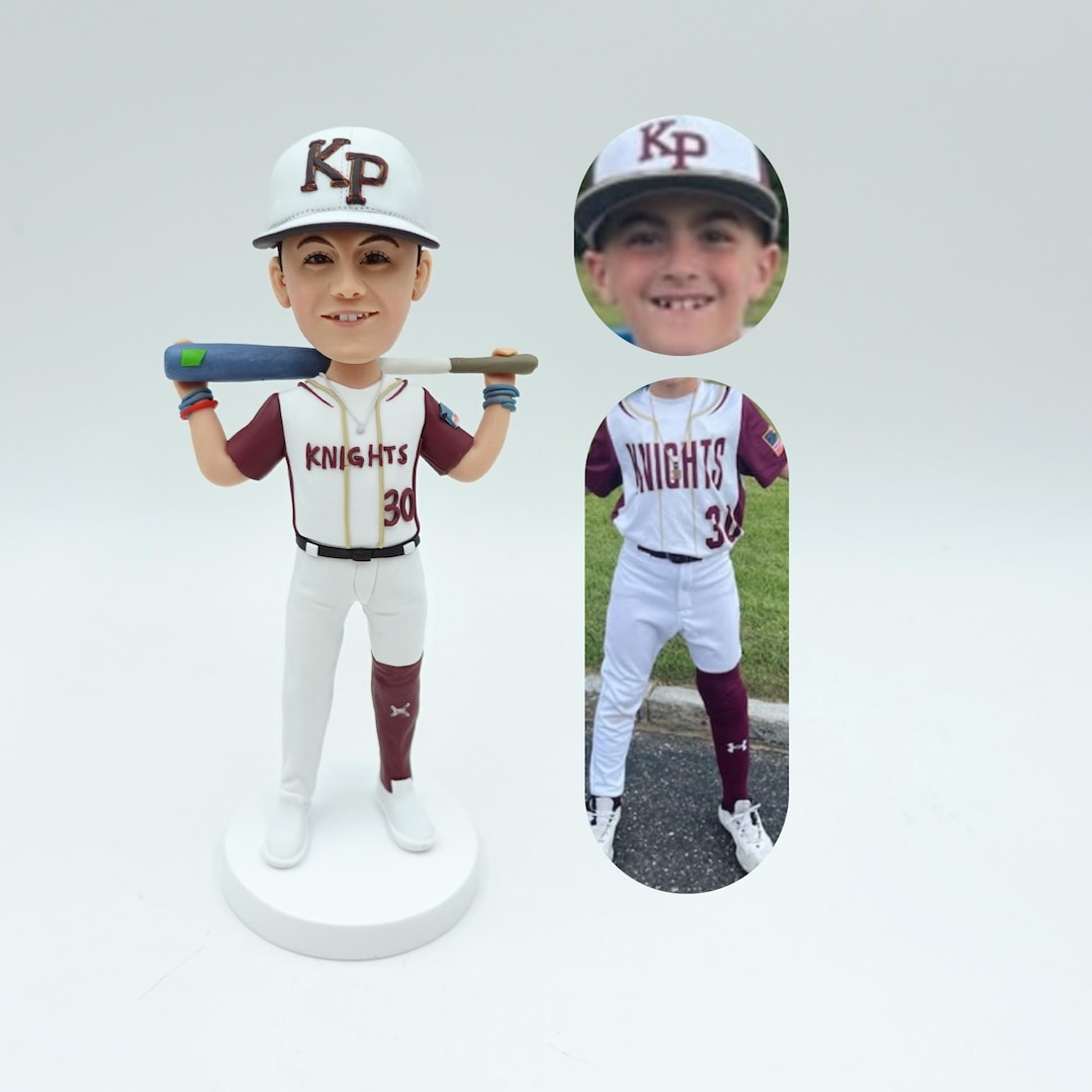 Custom Baseball Player Bobblehead: Personalized Athlete Figurine - Etsy