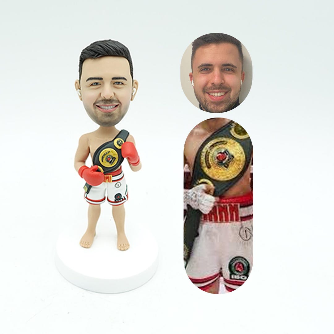 Custom Boxer Bobblehead: Boxing Champion Figurine - Etsy