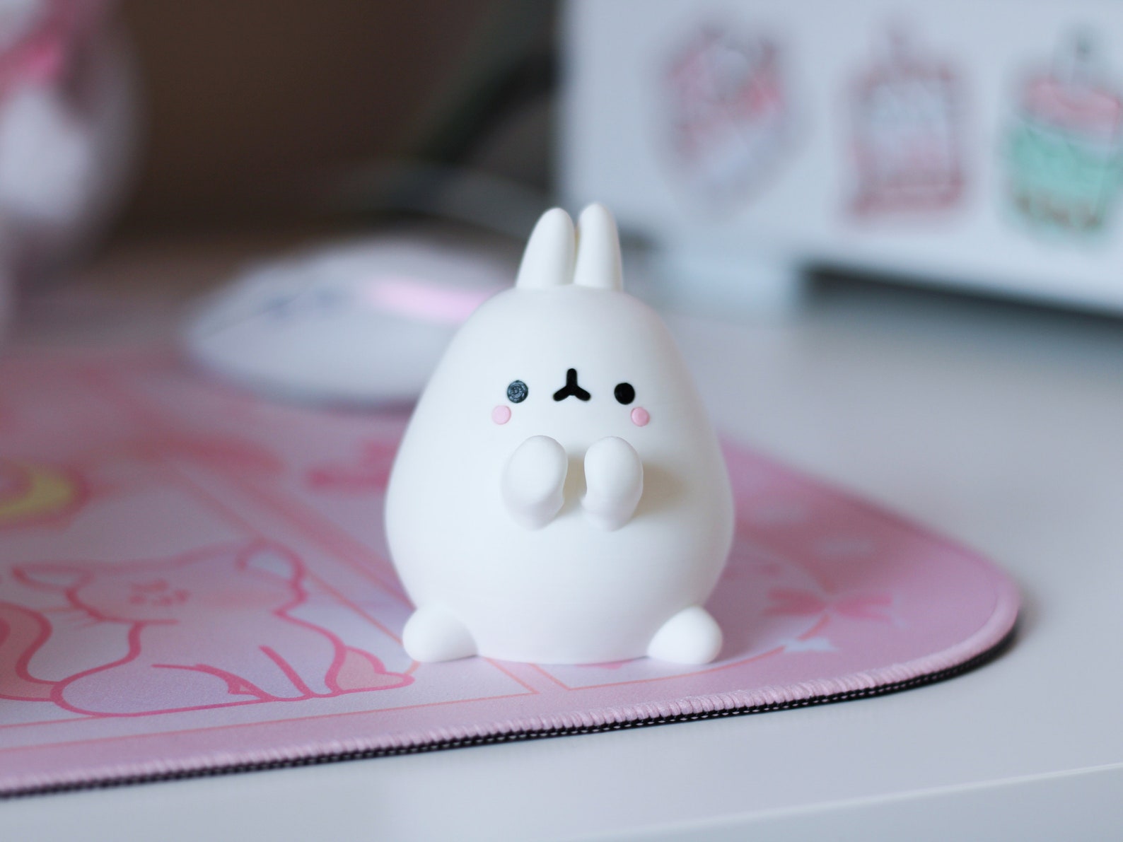 Cable Bunny 3D Printed Figurine to Hold Your Cable - Etsy