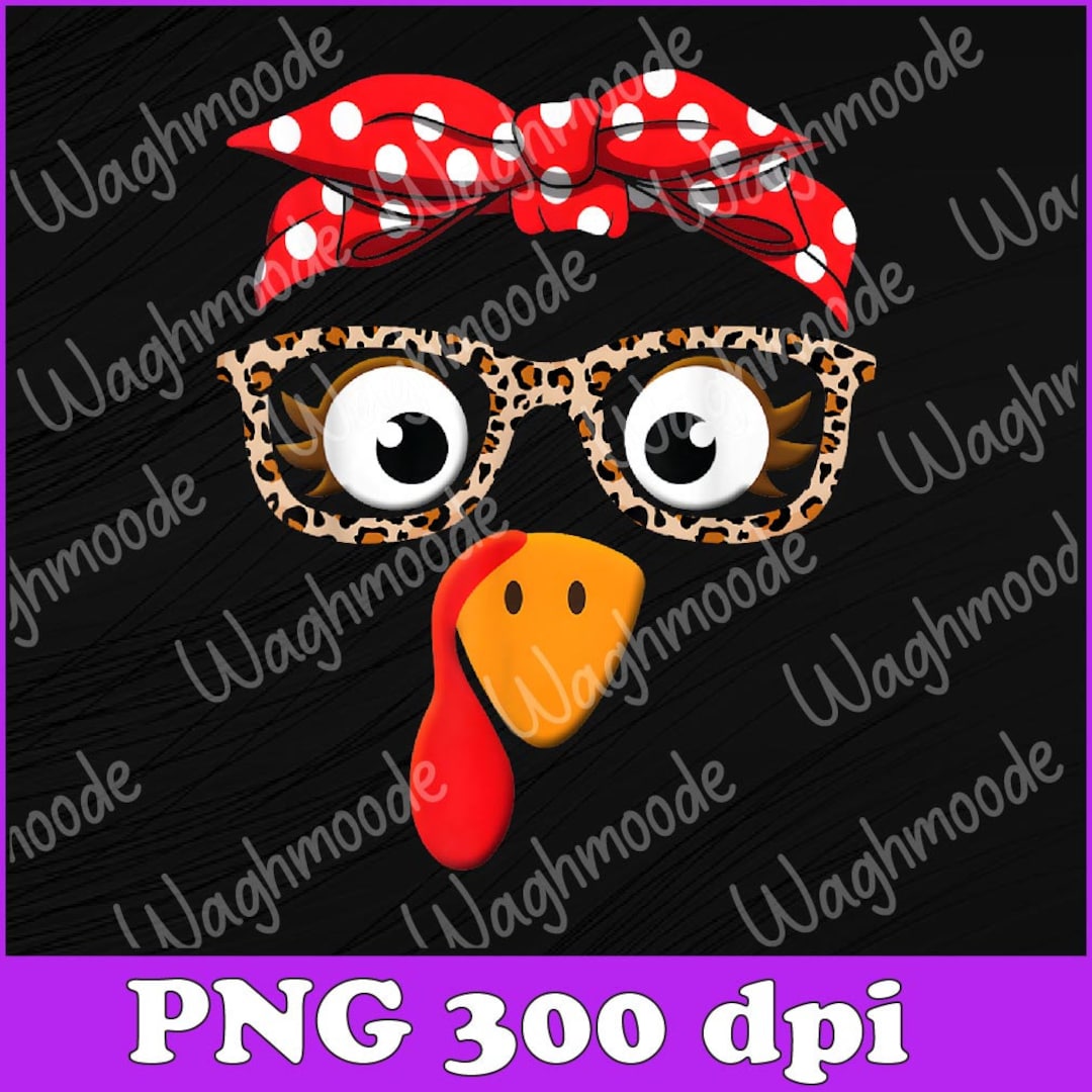 Thanksgiving Turkey Face Png Turkey Png Turkey With Glasses Face Png Turkey Face Png