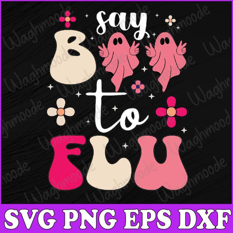 Say Boo to the Flu - Etsy