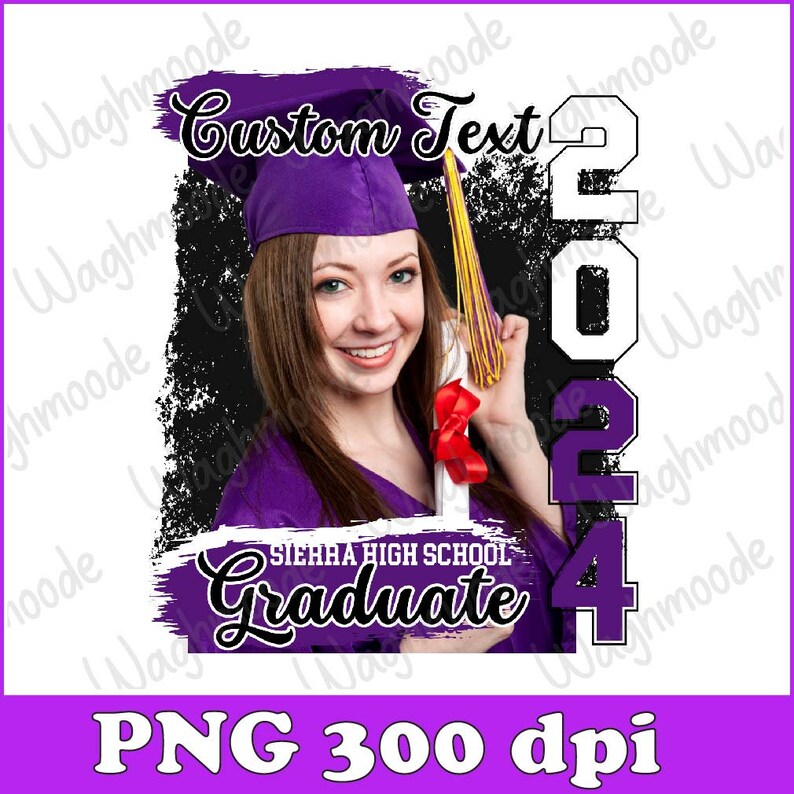 Personalized Name and Photo 2024 Graduate Png, 2024 Graduation Photo ...