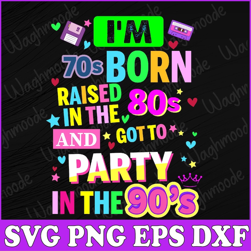 80s Born Png - Etsy