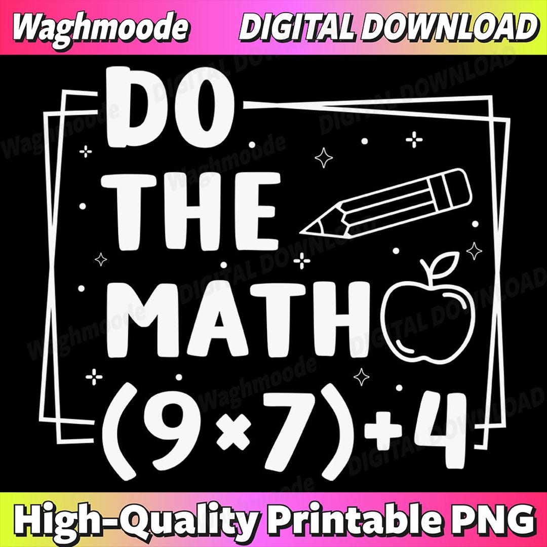 Do the Math Funny 67 Meme Pemdas Elementary Teacher Joke Svg, Funny ...