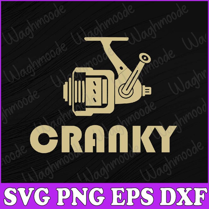 Crankbait Fishing Lure Svg, Cranky Funny Fishing Svg, Fisher Man Svg ...