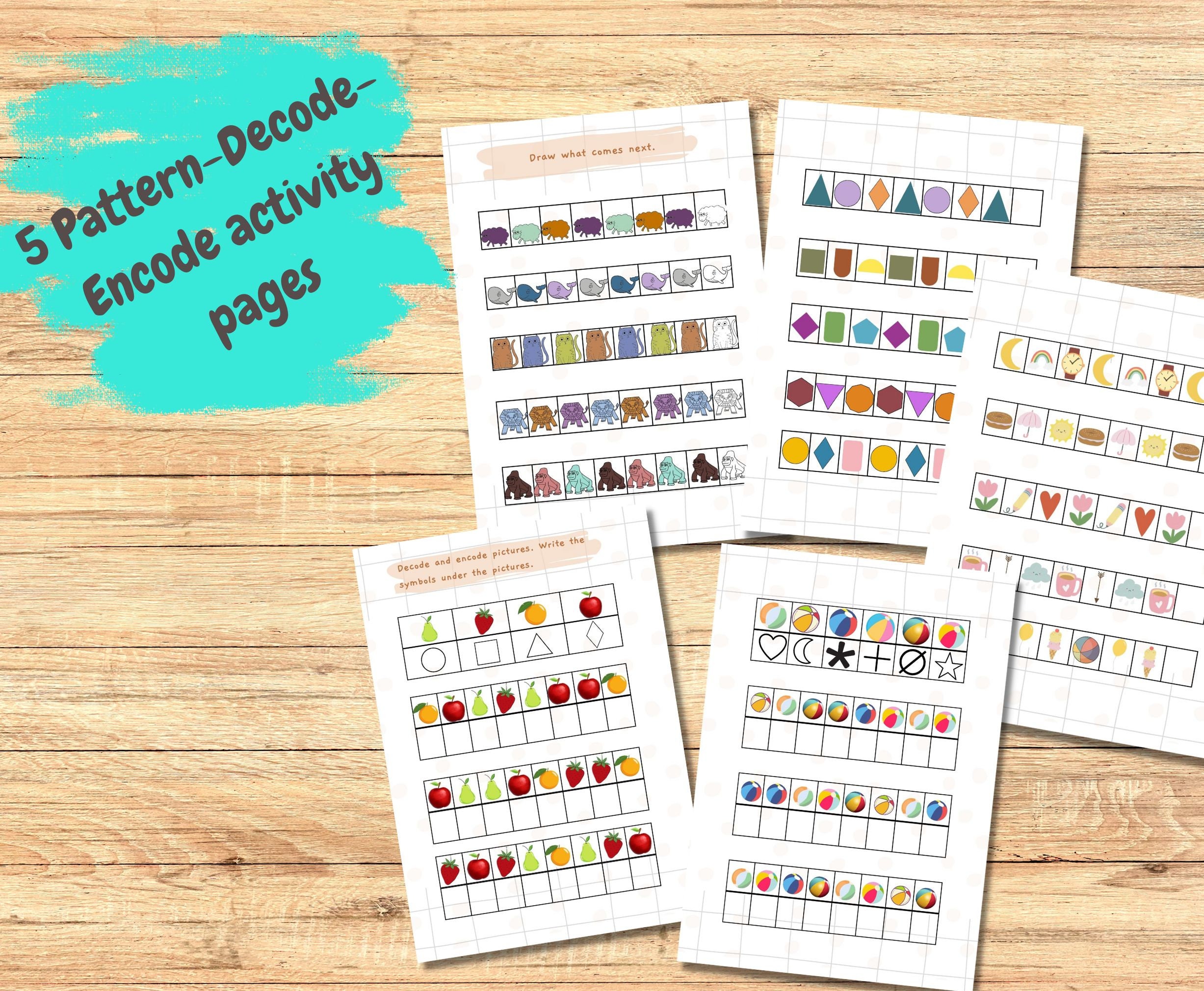 37 Printable Activity Pages for Kids! Preschool, Pre-k + Kindergarten ...