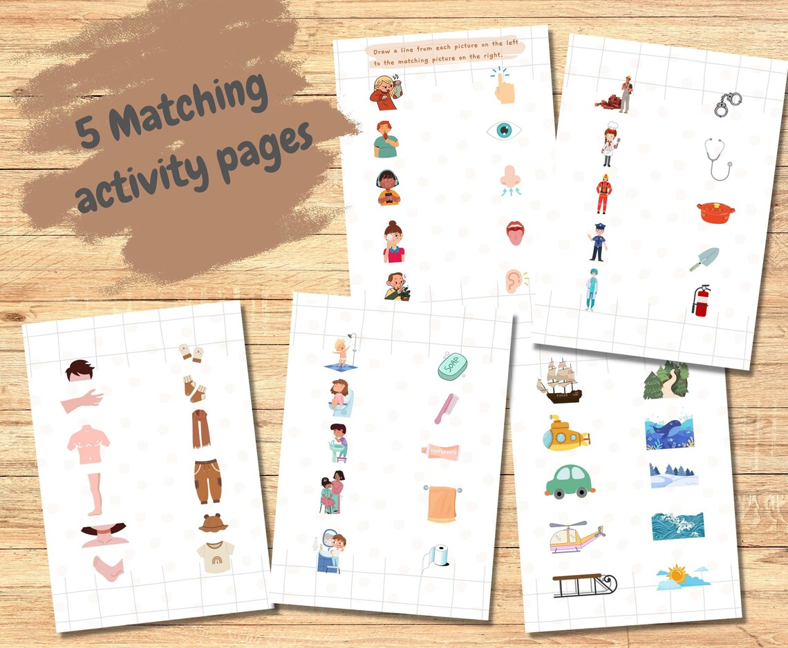 37 Printable Activity Pages for Kids Preschool, Pre-k Kindergarten ...