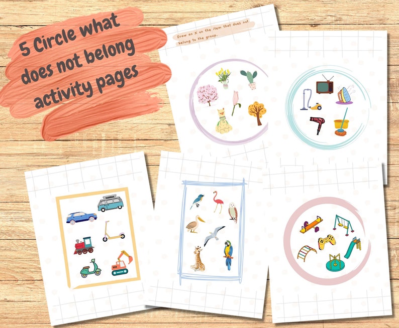 35 Printable Activity Pages for Kids! Pre-school Activity Bundle! Busy ...
