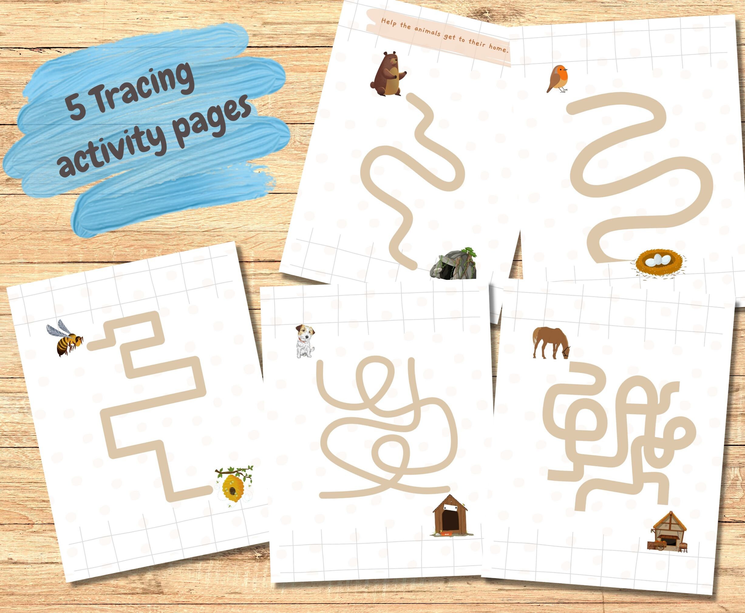 35 Printable Activity Pages for Kids Pre-school Activity Bundle Busy ...
