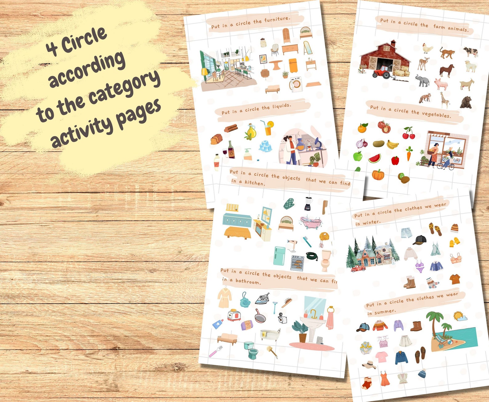 37 Printable Activity Pages for Kids! Preschool, Pre-k + Kindergarten ...