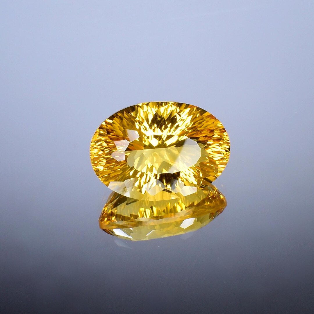 100 % Natural Citrine Faceted Stone, Citrine Loose Gemstone, Citrine ...