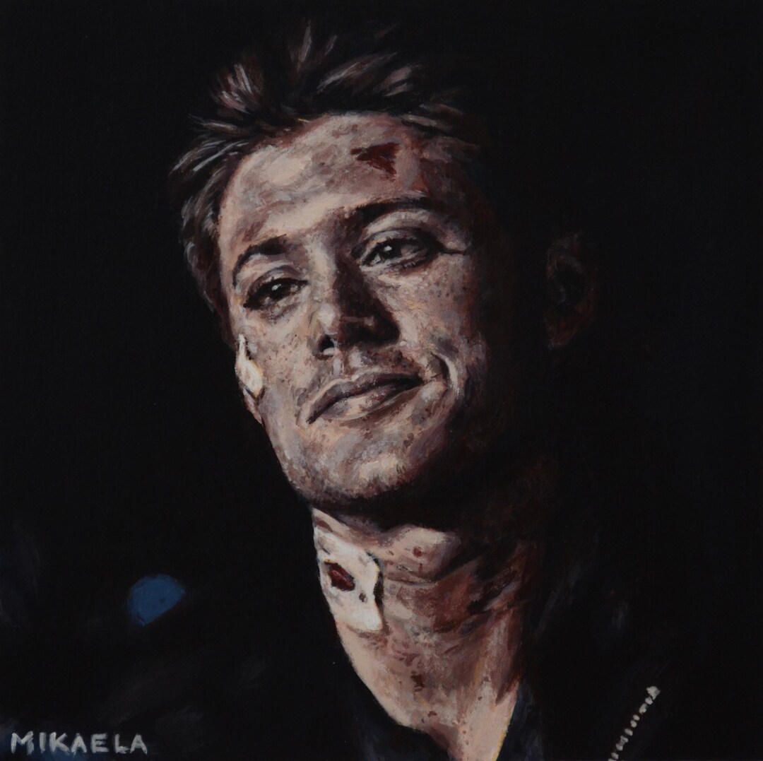 Wendigo Dean Painting Art Print 21x21cm - Etsy