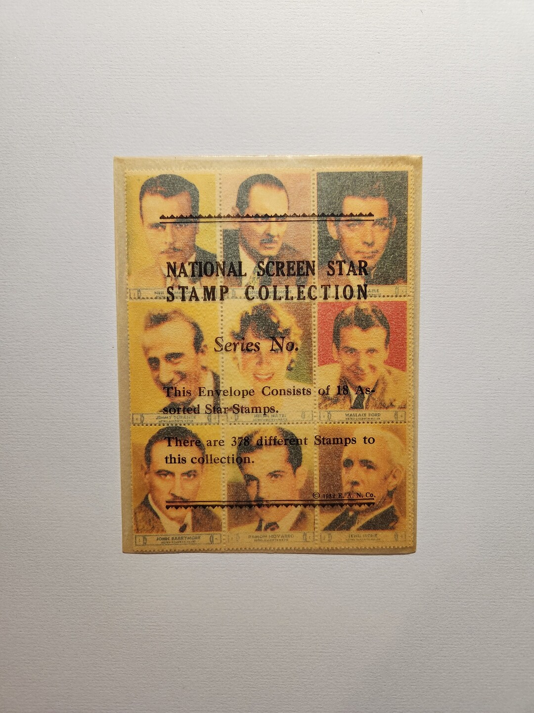 1932 Ean National Screen Star Stamp Collection Set of 18 - Etsy