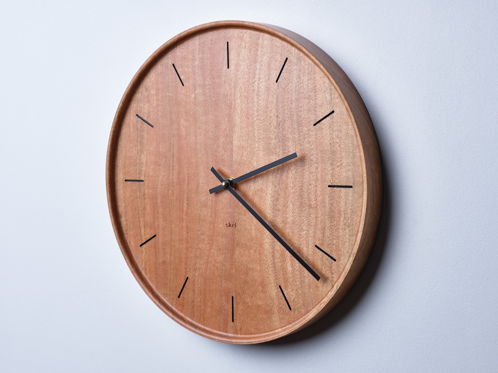 Australian Wood Clock | Australian Blackbutt Clock | Minimalist Wooden ...