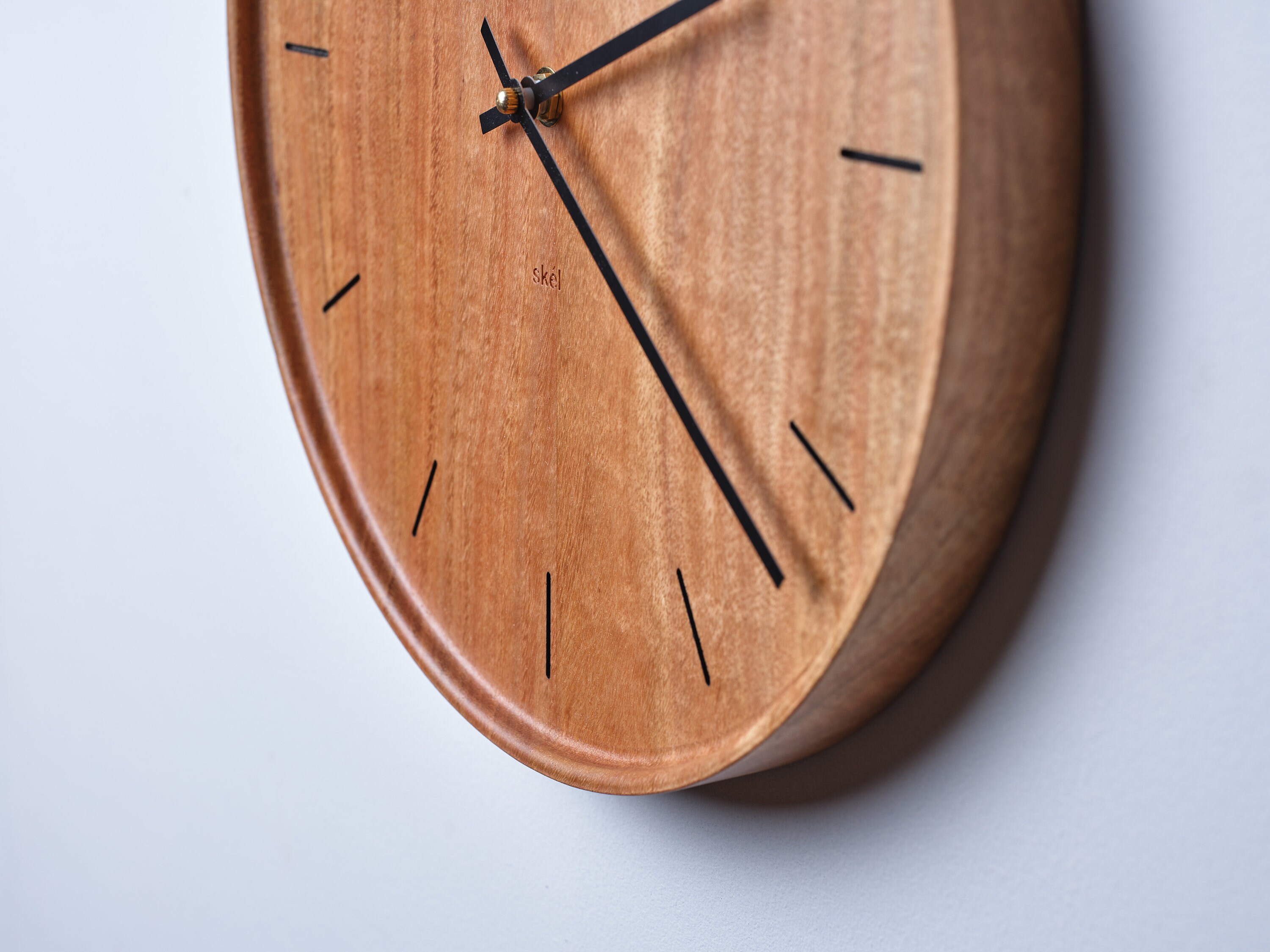 Australian Wood Clock | Australian Blackbutt Clock | Minimalist Wooden ...