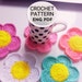Crochet Daisy Coaster Pattern| Flower Coaster Crochet Pattern, | Easy ...