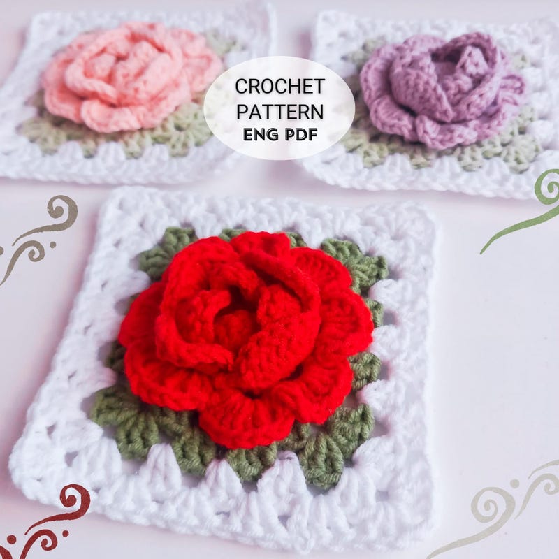 Flower Pillow Rose - Etsy