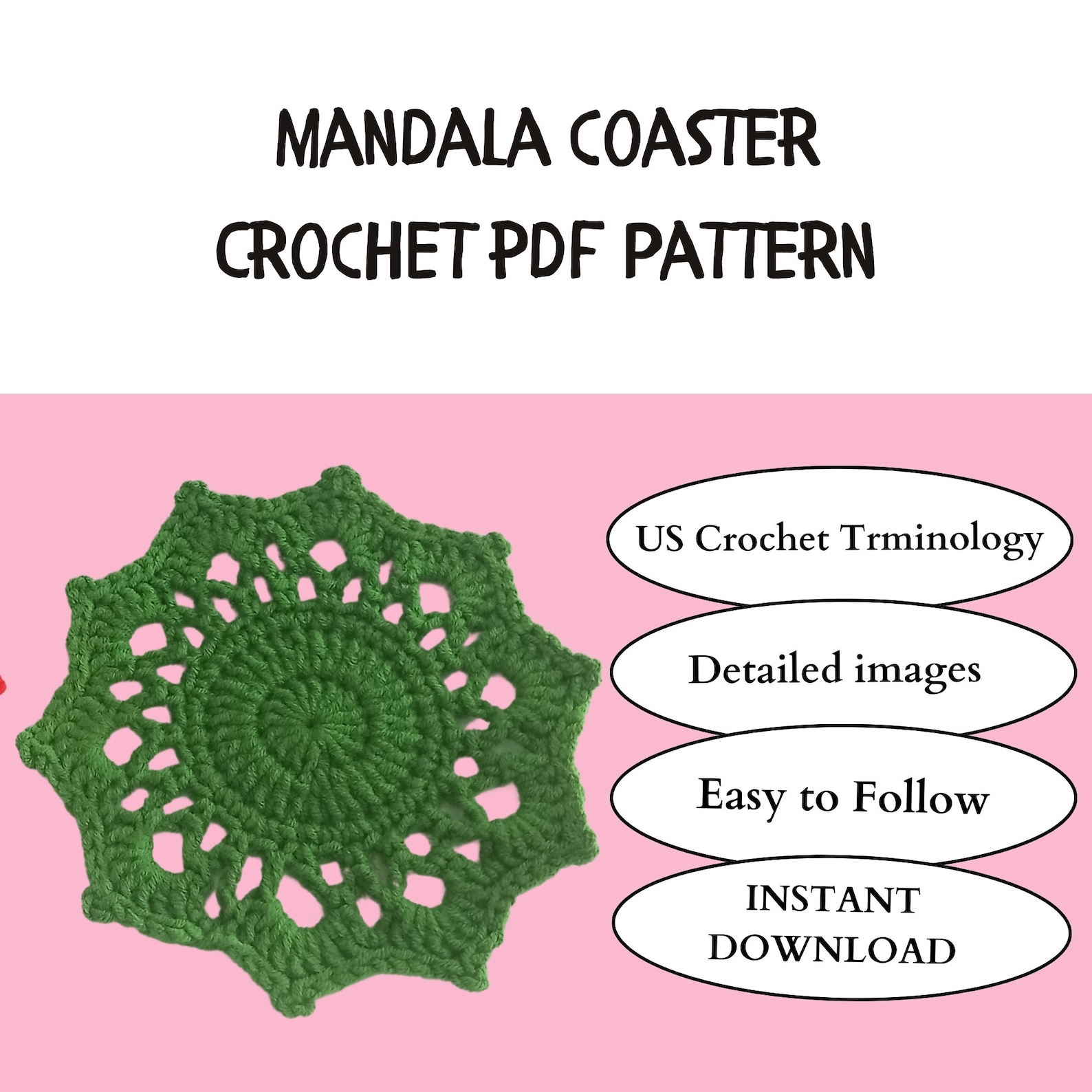 Crochet Coaster Patterns | DIY Mandala Coasters Crochet Tutorial | Easy ...
