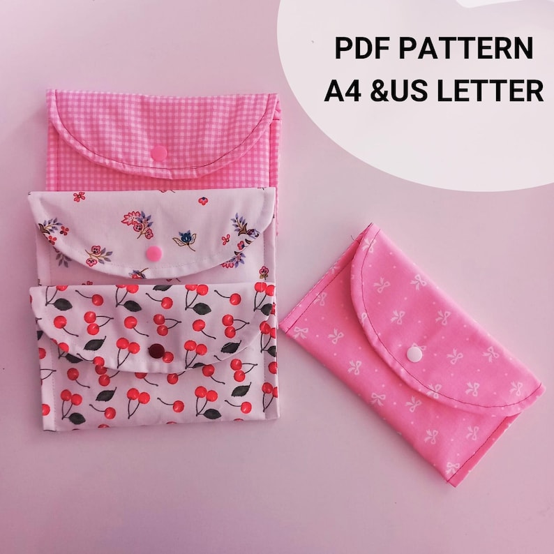 Easy Little Purse Sewing Pattern: Beginner DIY Mini Bag (english PDF ...