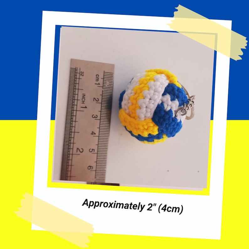 Crochet Volleyball Keychain Patterns | Easy DIY Crochet Sport Charms ...