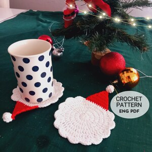Crochet Coasters Patterns 2 in 1 Christmas Coasters | DIY Cute Coasters ...